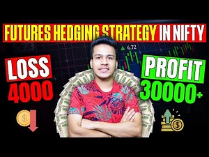 How to Hedge Nifty Futures with Options | Futures hedging Trading strategy + Adjustments 🔥