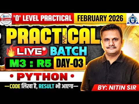 🎯 O Level Practical | Python (M3:R5) | Feb 2026 Exam | Full Guide | DAY-03
