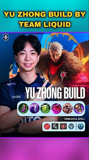 YU ZHONG META BUILD 2025 by TEAM LIQUID 🔥 Full Emblem + Spell + Build Guide | MLBB