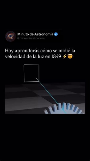 En 1849, el físico francés Hippolyte Fizeau realizó uno de los primeros experimentos para medir la velocidad de la luz. Usó una fuente de luz, espejos y una rueda dentada especial que giraba a gran velocidad para calcular el tiempo que tardaba la luz en ir y volver. 🌟 Gracias a este ingenioso método, Fizeau determinó que la velocidad de la luz era aproximadamente 299.520 km/s, un valor sorprendentemente cercano al que conocemos hoy en día. Su experimento marcó un hito en la física y en la compr