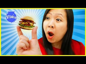 RYAN'S MOMMY TRIES MINI FOOD YOU CAN ACTUALLY EAT CHALLENGE !