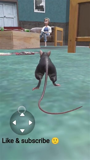 mouse & rat are note same 😨😱 #rat simulator #game #shorts