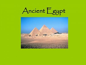 Ancient Egypt - SlideServe