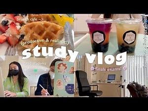 STUDY VLOG 🌷 | ucla finals week, productive days in my life, lots of caffeine, typing asmr 👩🏻‍💻