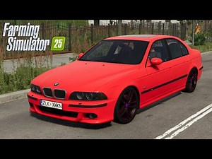 FS25 - BMW M5 E39 - NEW CAR MOD for Farming Simulator 2025 ROLEPLAY | FS25 GAMEPLAY