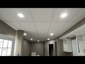 How to install a drop ceiling