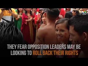 Indigenous People March in Support of Venezuelan Gov't