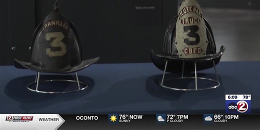 Two antique firefighting unveiled in temporary display at Neville Public Museum