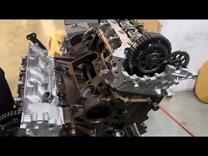 2017 Range Rover Vogue V8 4.4 L Diesel Engine, Timing chain adjustment, Engine Rebuild ,Timing marks