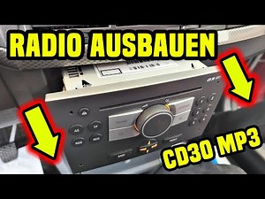 Hoe verwijder je de radio uit een Opel Meriva A?
