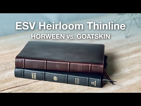Unboxing the new ESV Thinline in Horween & Goatskin