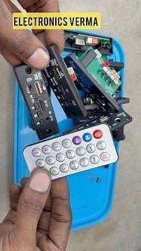 Bluetooth Mp3 Usb Fm Audio Player Module With Dual Speaker | Electronics Verma
