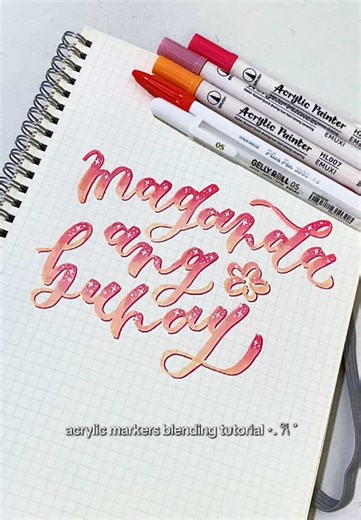 Acrylic Markers Blending Tutorial for Beautiful Art