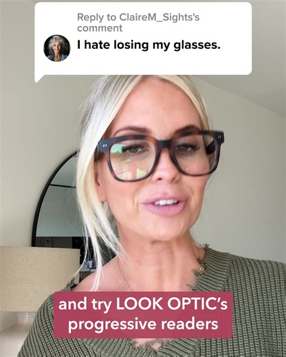 I hated juggling my readers on and off! Thats why I was thrilled when I discovered progressive readers! Turns out, I don't take them off as often as my old readers, so they're always right where I need them! | The Gratitude Project