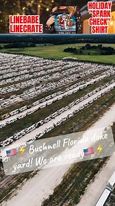 Bushnell Florida staging site!⚡️ Credits @scobee69 #linecrate #lineman #linemanstrong #mfjl #journeyman #journeymanlineman #StormWork #StormCall #StormSoldier #StaySafe #hurricane #hurricaneHelene #Helene | LineCrate