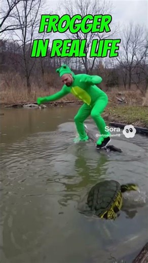 Frogger in real life