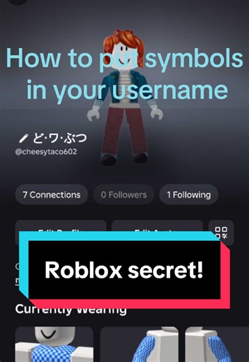 Roblox how to add symbols to your name use before patched!