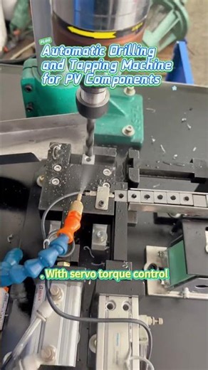 Solar Panel Frame Automation | Drilling & Tapping Solution