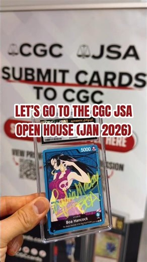 CGC JSA Open House was just the 1st of many events where you can directly submit your collectibles.