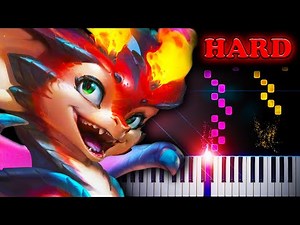 Smolder, the Fiery Fledgling (League of Legends) - Piano Tutorial