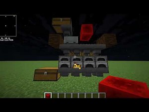How to make a auto smelter in minecraft