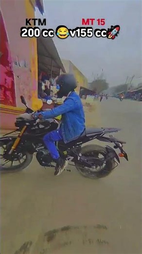 200 ccc vs 155 ccc MT 15 🚀😎 #viralvideo #minivlog #mt15riders #viralposts #viralvideos #viral