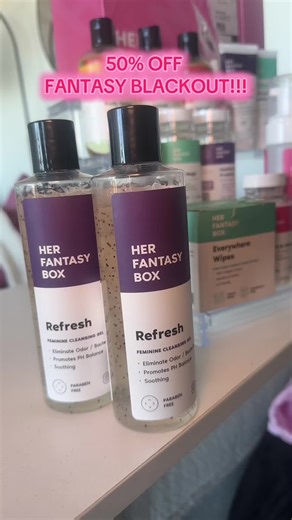 50% off on the website and I have an extra discount as well! Click the link in my by-0 to shop ! #HerFantasyBox #HerFantasyBoxSale #FantasyBlackout #HerFantasyBoxBlackFriday