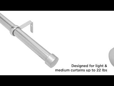 Umbra Cappa Adjustable Single Curtain Rod