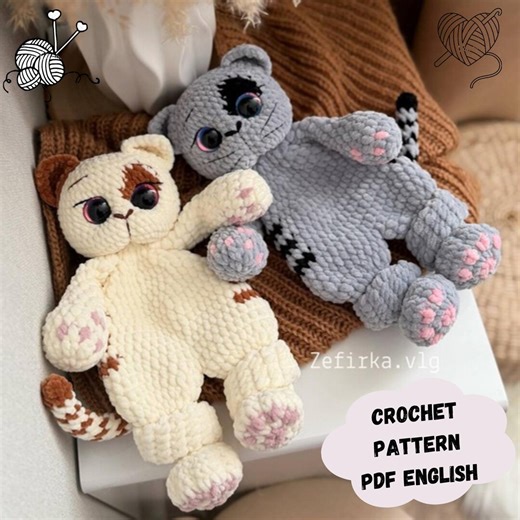 Kitten Crochet Pattern: Cat Amigurumi, Plush Animal Toy(pdf Pattern English) - Etsy