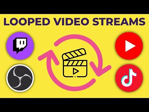 How To Stream Pre Recorded Looped Video - TikTok LIVE, YT, Twitch and more