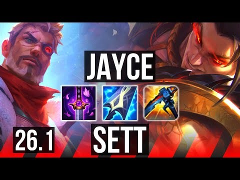 JAYCE vs SETT (TOP) | EUW Master | 26.1