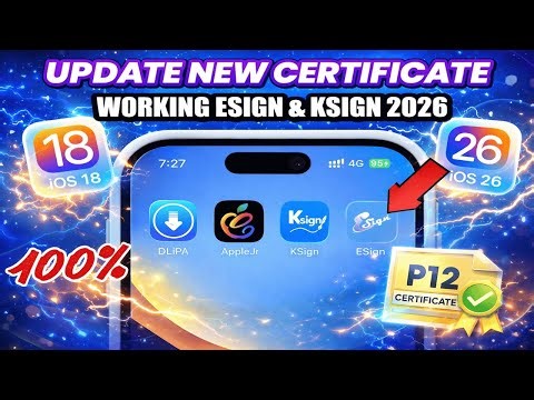 UPDATED Esign & Ksign iOS 2026 | Install IPA Files on iPhone or iPad NO PC