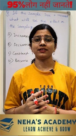 Research Hacks : Sampling Error Kab Kaisa Hoga ? | #research #ugcnet #exam