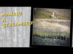 How to make a river / stream bed for your model railway!