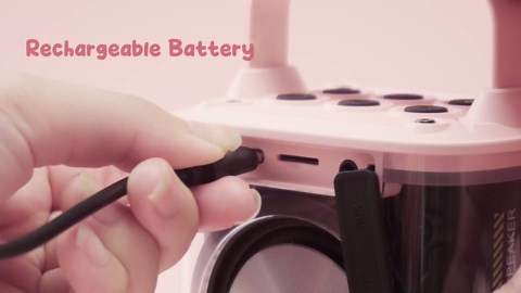 TONOR Mini Karaoke Machine with 2 Wireless Microphones, Portable Bluetooth Speaker for Kids Adults with Microfono Mic and Colorful LED Lights, Children Girls Boys Birthday Gift Home Singing Party Blue