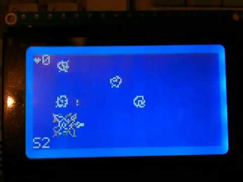 Arduino mega with 128x64 graphic LCD