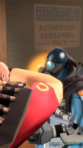 Heavy Vs DemoBot [SFM] #shorts
