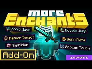 Minecraft Bedrock Just Got 40+ Fresh Enchantments… and They’re Insane (More Enchants 2.0 Add-On)