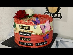 Buttercream Cake Decoration - How to Decorate with Buttercream for Beginners 101