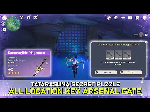 Semua Lokasi Kunci Gerbang Tatarasuna In Inazuma - Genshin Impact Indonesia