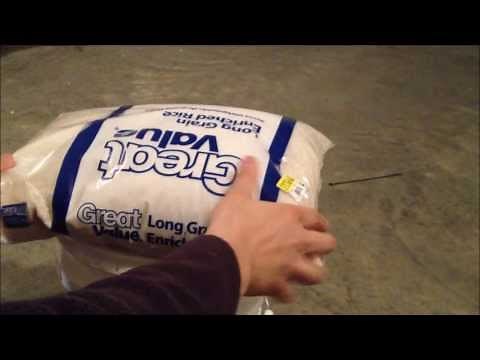 Best Method For Storing White Rice Long Term - Survival Food Storage - Part 1