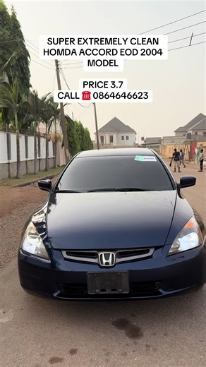 SUPER EXTREMELY CLEAN HOMDA ACCORD EOD 2004 MODEL PRICE 3.7 CALL ☎️ 0864646623 📍KADUNA NATIONWIDE DELIVERY