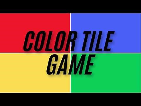 Step on the Color Tiles Game! Fun Interactive Activity for Kids
