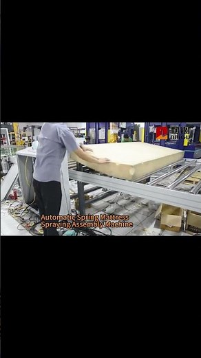Revolutionizing Mattress Production: The Automatic Spring Mattress Spraying Assembly Machine | NAIGU