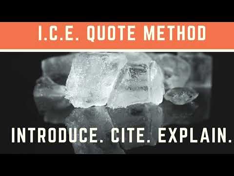 How to integrate quotes into an essay: I.C.E. Method | Coach Hall Writes