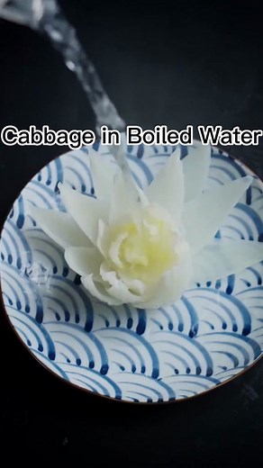 Cabbage in boiled water #recipe #masterchef #foodchallenge #chefskills