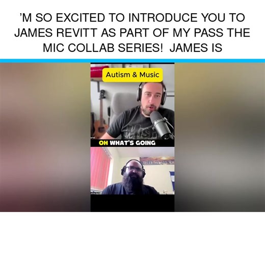 ’m so excited to introduce you to James Revitt as part of my Pass the Mic collab series! 🎤 Jam | The Aspie World