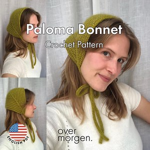 Paloma Bonnet Crochet Pattern – Head Piece / Balaclava - Crochet Pattern PDF (english) - Etsy UK