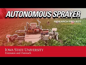 Autonomous Plot Sprayer (RTK GPS Navigation w/ StarLink Technology & 3mph)