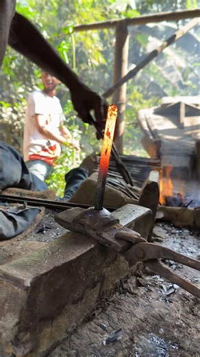 Primitive Blacksmith Forging Heated Steel | Relaxing Craft Video [part21] #blacksmith